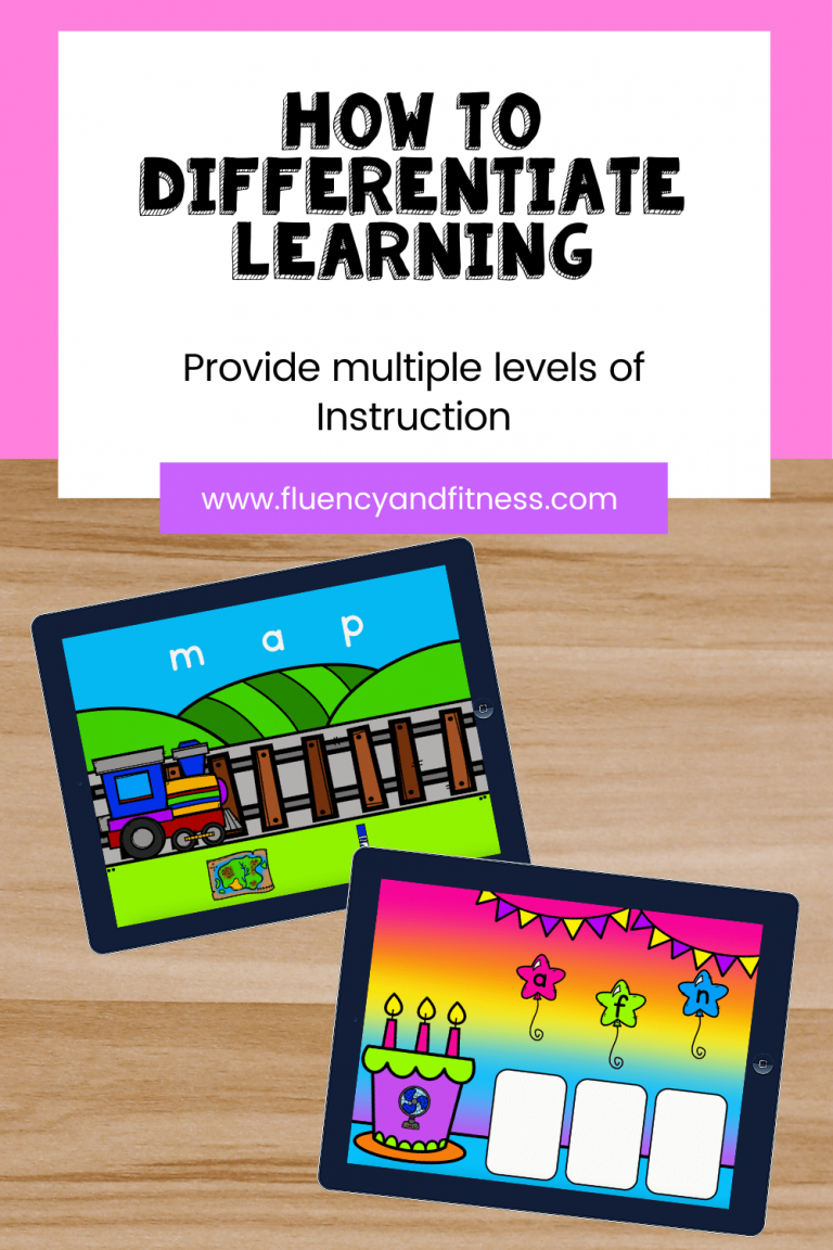 HOW TO DIFFERENTIATE LEARNING IN THE CLASSROOM • Fluency and Fitness®+
