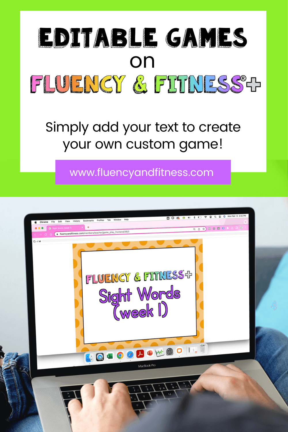 EDITABLE FLUENCY & FITNESS GAMES • Fluency and Fitness®+